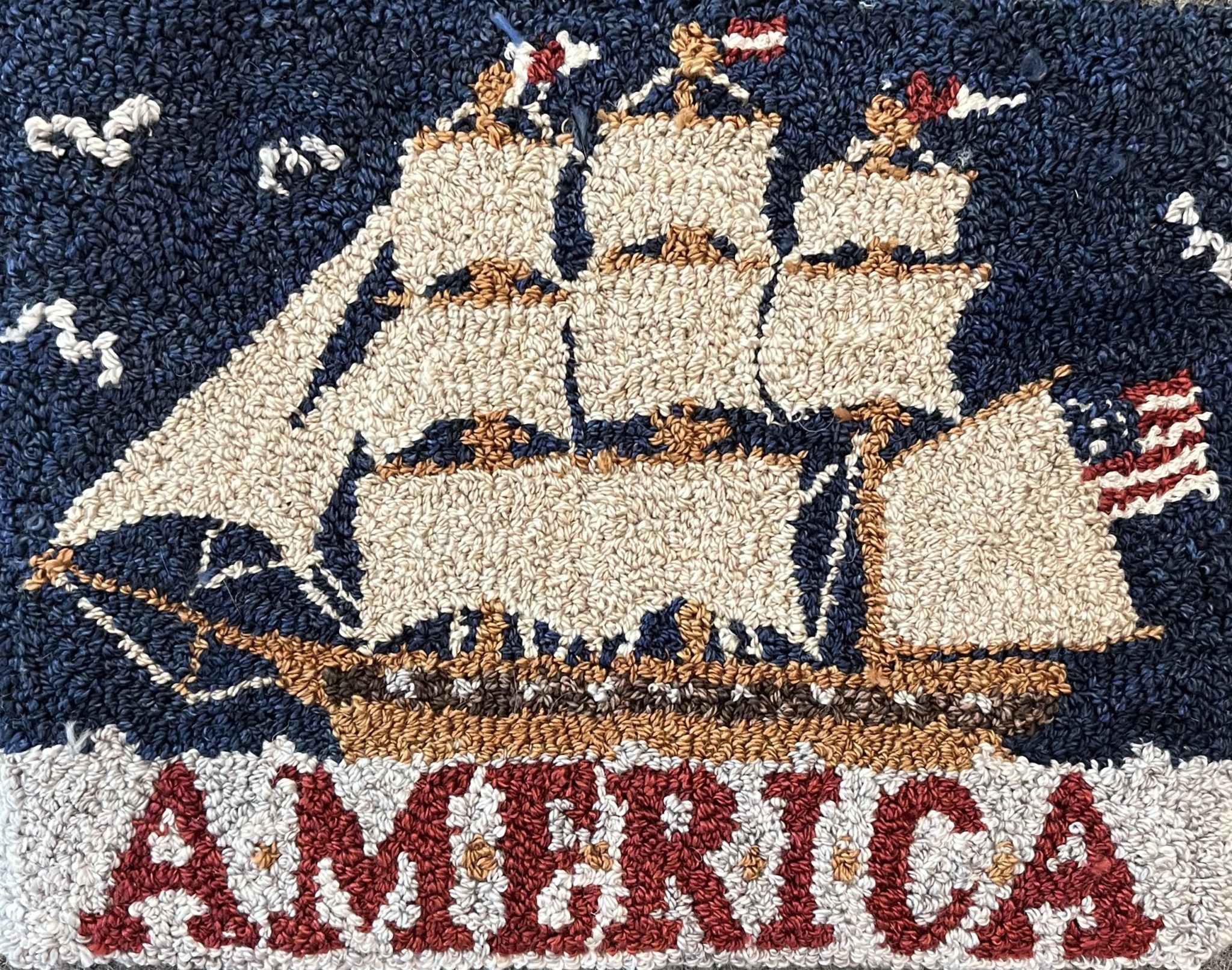Punch Needle Pattern –America– Punch Needle Pattern ONLY | W. Cushing & Co