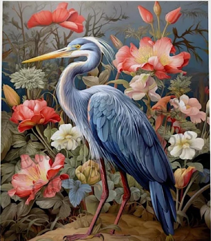 Heron Heron 26 x 23 | W. Cushing & Co