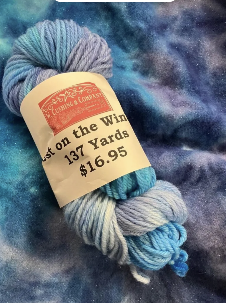 Frost on the Window A Hand Dyed Art Yarn | W. Cushing & Co
